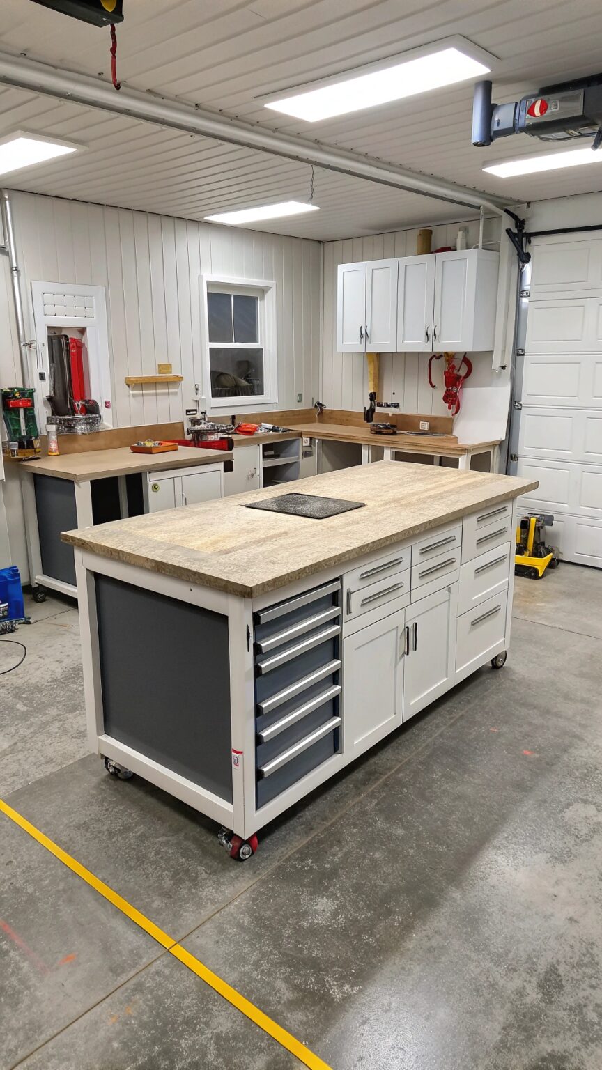 18 Genius Garage Workshop Layouts for a Tidy Space